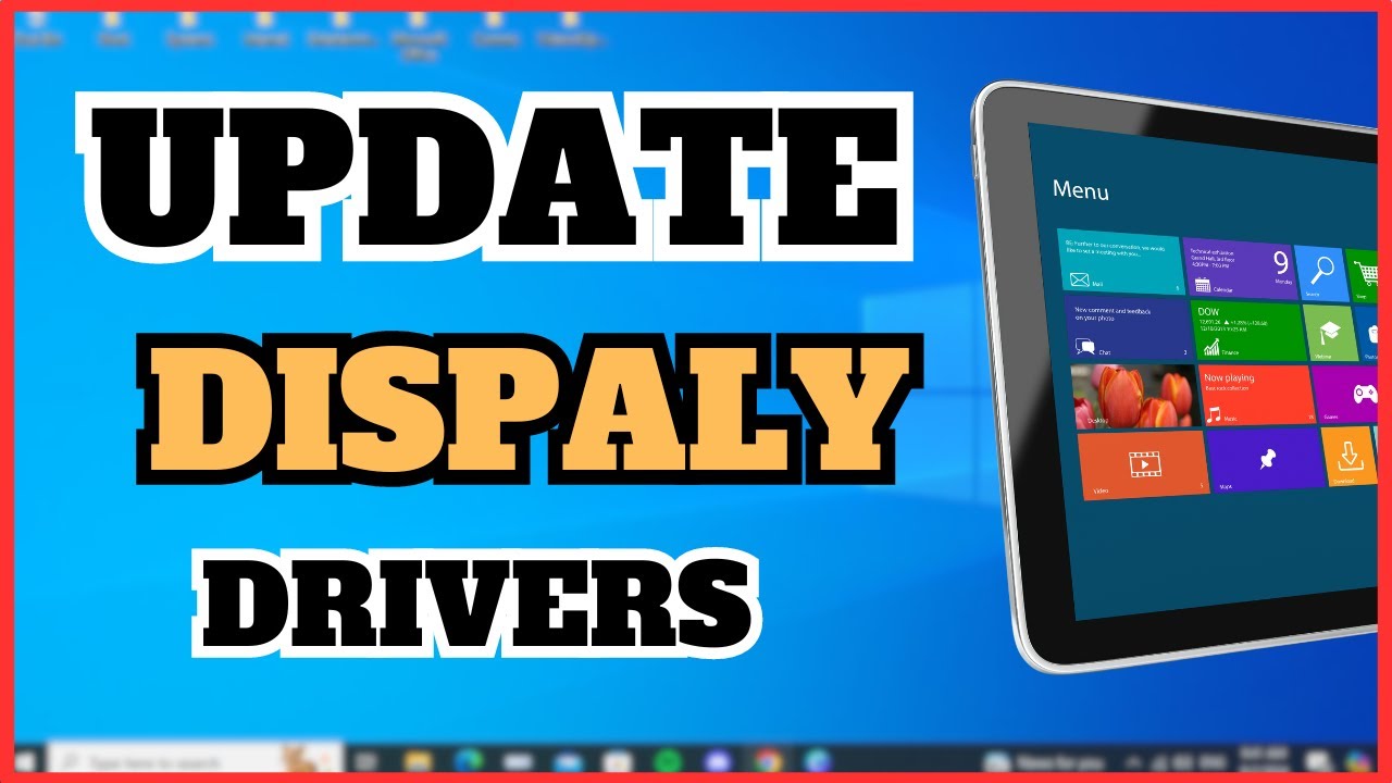 How To Update Your Display Driver In Windows 10/11 | Full Guide - YouTube