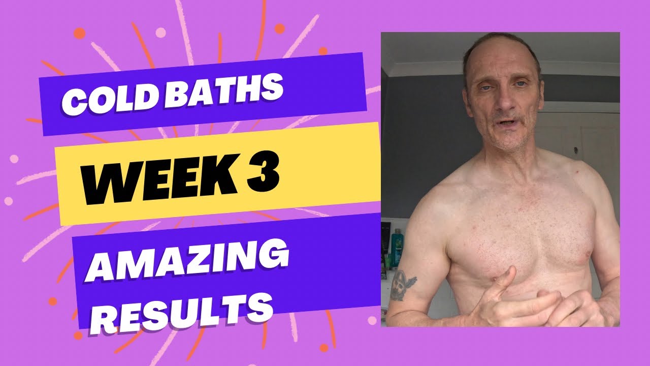 Cold water baths/ showers. Week 3 - YouTube