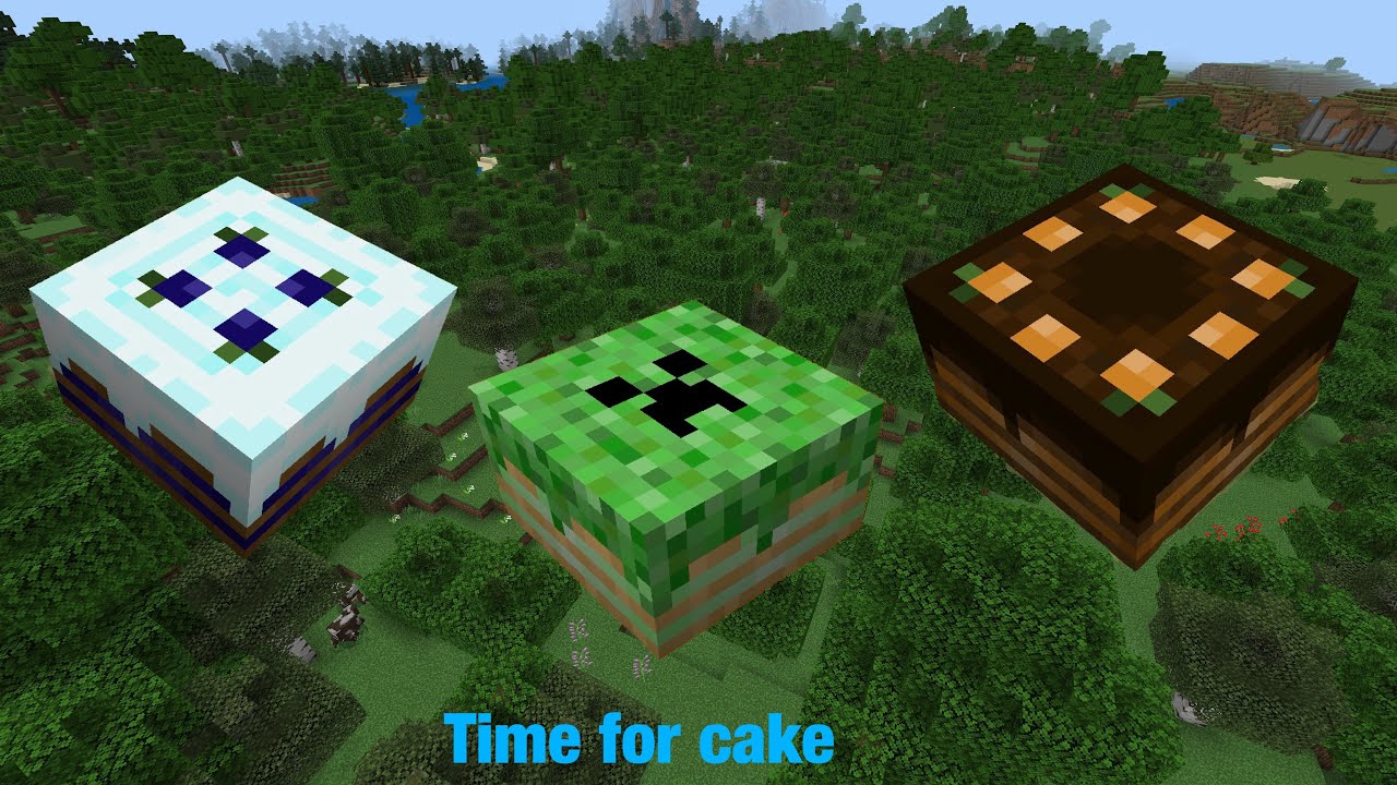 BM Winny's cake mod for Minecraft - YouTube