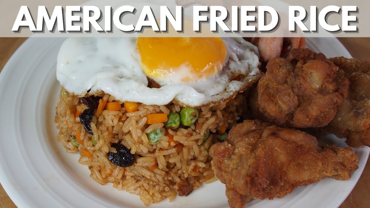 American Guy Cooks AMERICAN FRIED RICE Invented in Thailand | Wally ...