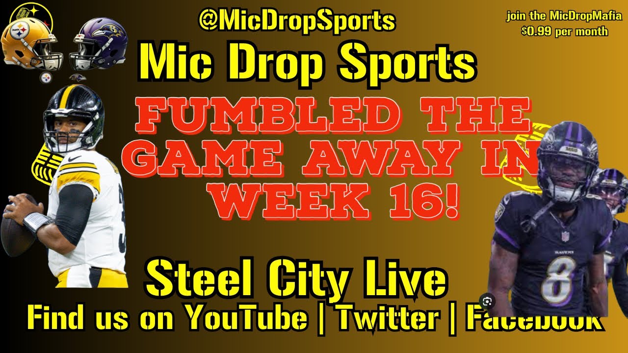 LIVE PITTSBURGH STEELERS POST GAME SHOW! #nfl #steelers #ravens - YouTube