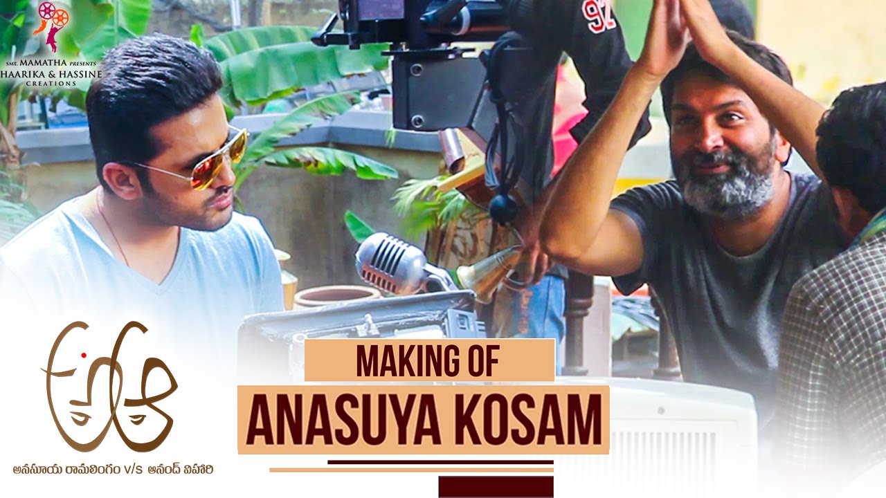 Anasuya Kosam Song Making || A Aa Video Songs || Nithiin || Samantha ...
