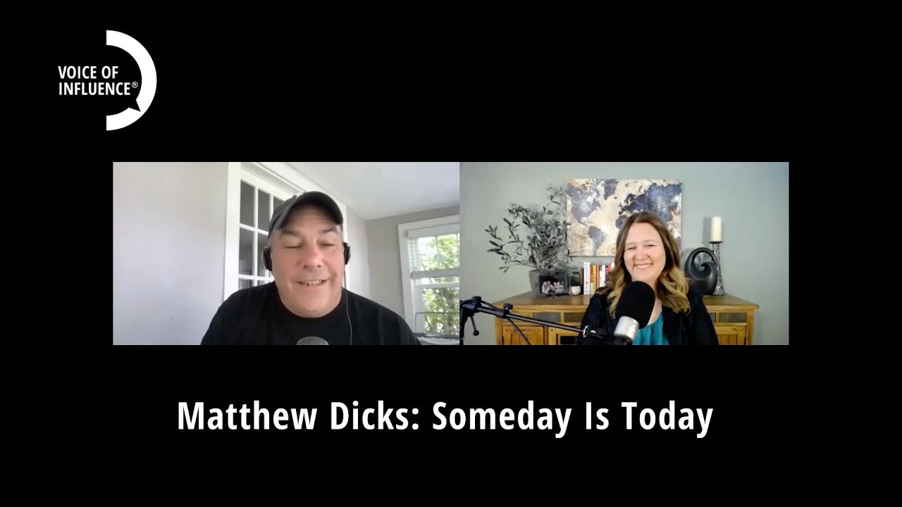Someday Is Today, with Author and School Teacher Matthew Dicks - YouTube
