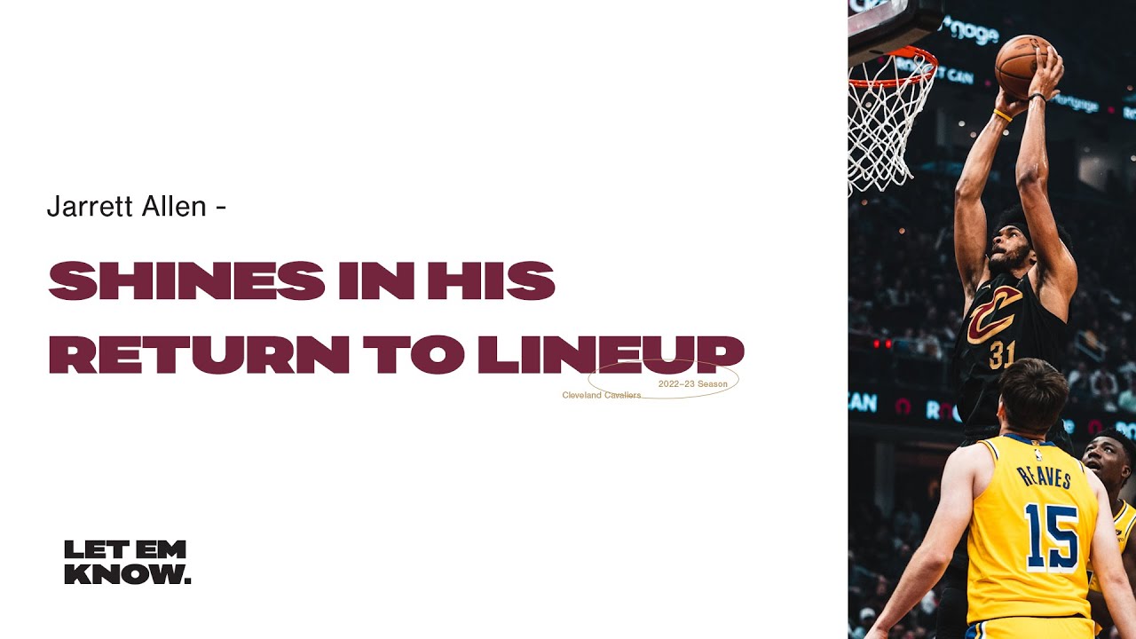 Allen Shines in Return to Lineup - YouTube