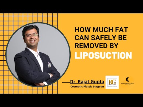 How Much Fat Can Safely be Removed by Liposuction? Dr Rajat Gupta, Plastic Surgeon, Delhi