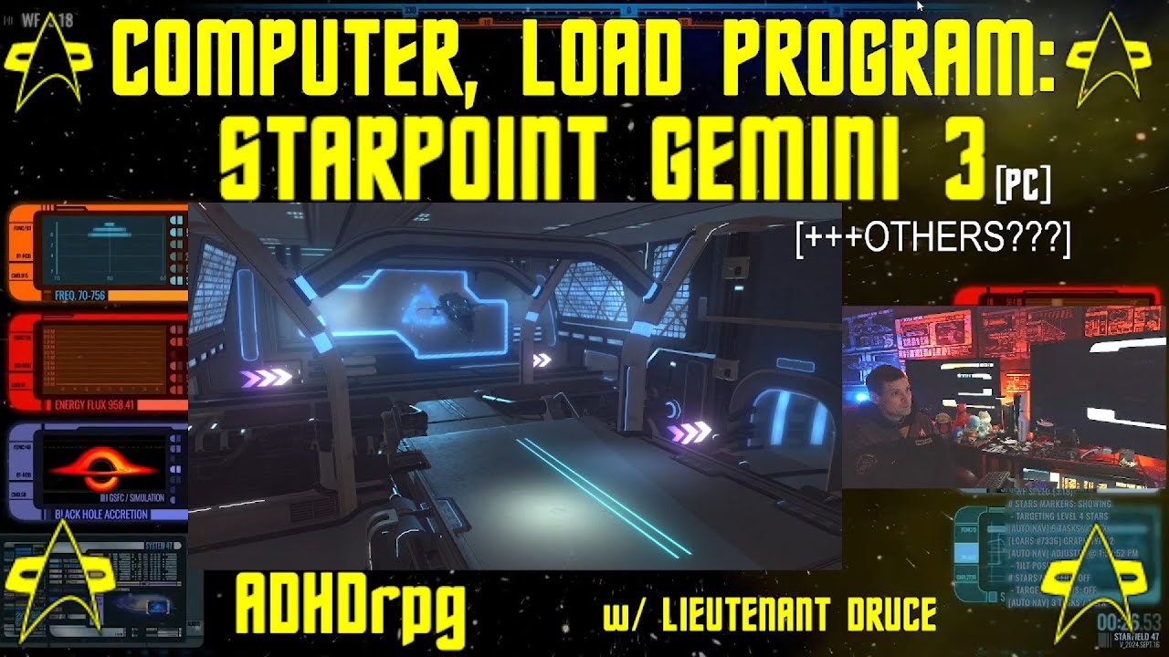 WELCOME TO HOLODECK ONE =/\= COMPUTER LOAD PROGRAM: STARPOINT GEMINI 3 ...