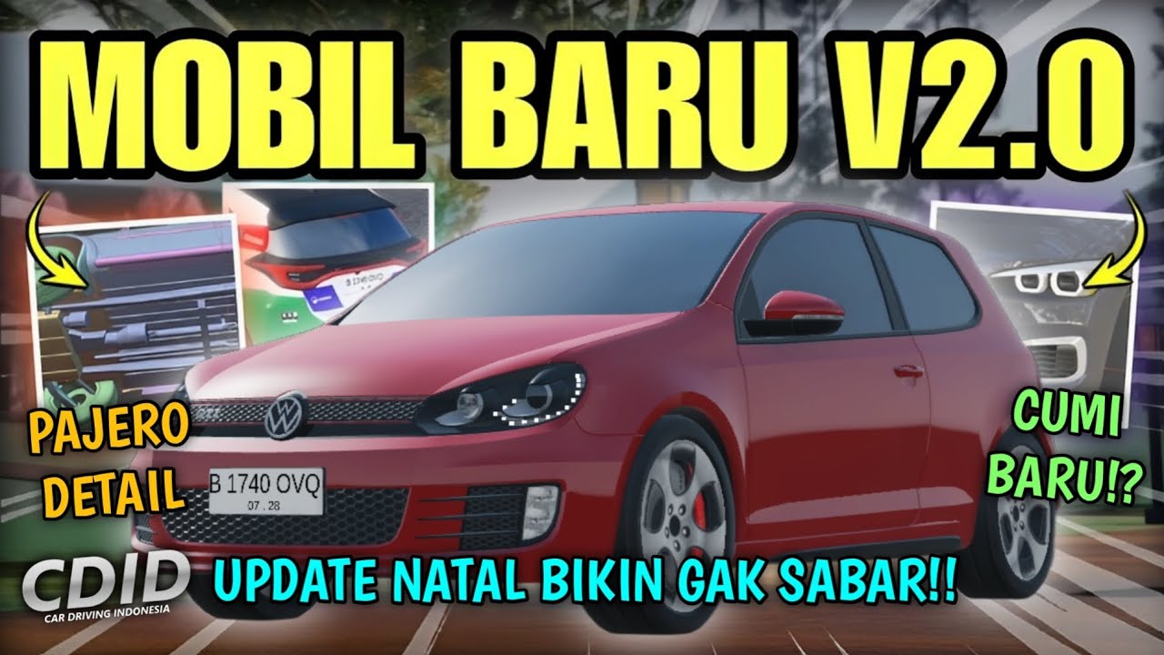 BANJIR INFO MOBIL BARU KEREN LAGI CDID UPDATE V2.0 NATAL TAHUN BARU!! | CDID Roblox Part 4 - YouTube