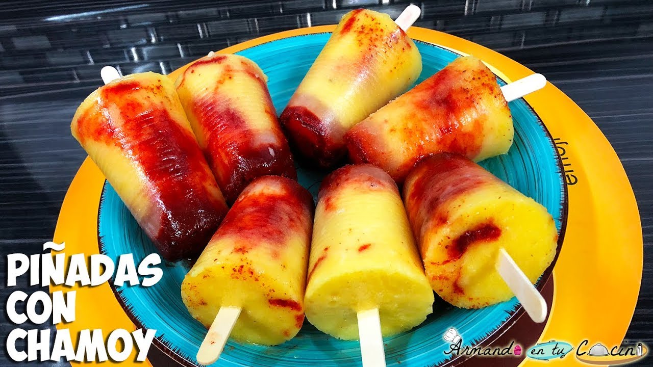 Piñadas con Chamoy - YouTube
