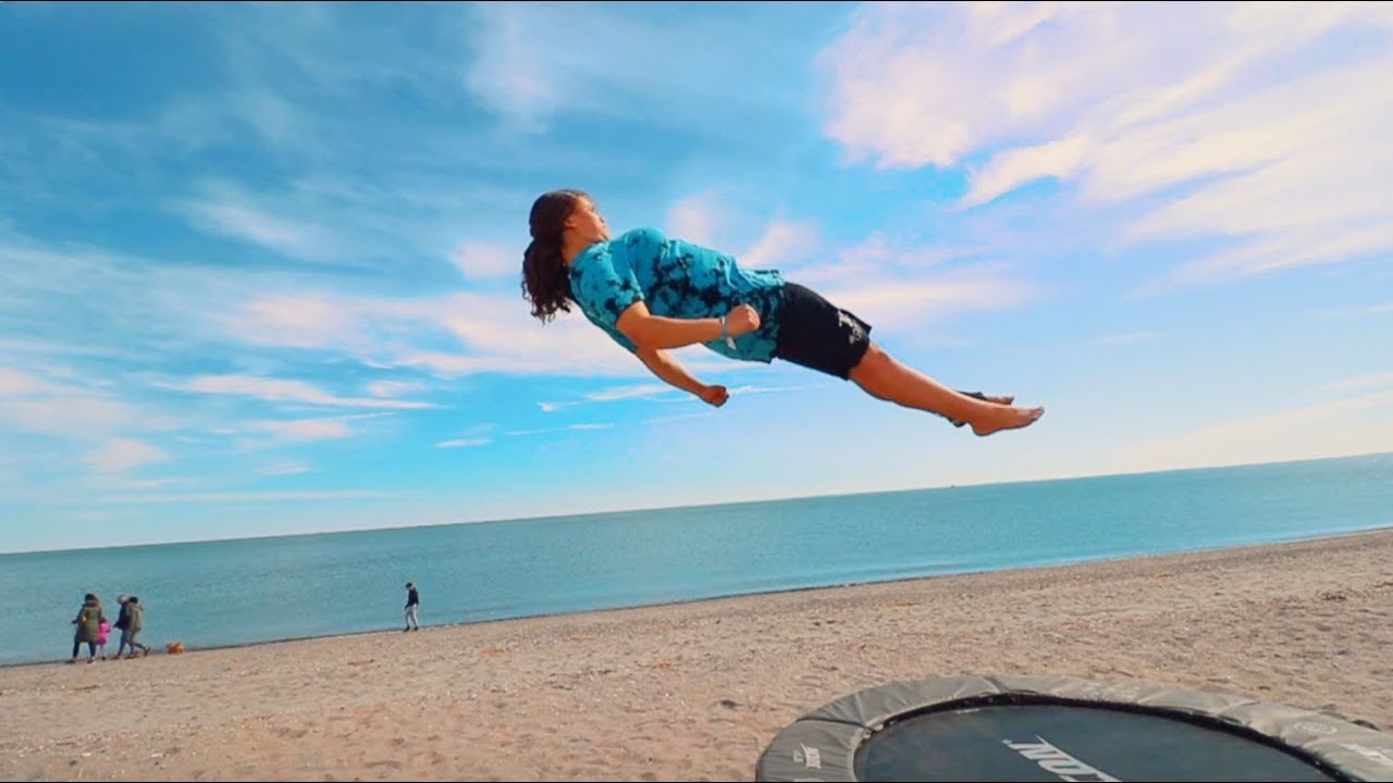 WINTER BEACH FLIPPING SESSION 2020! (Doubles Outside) - YouTube