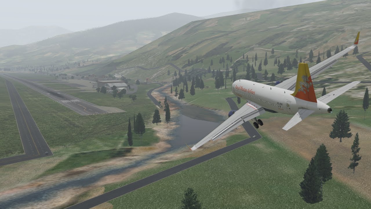Landing in Paro - YouTube
