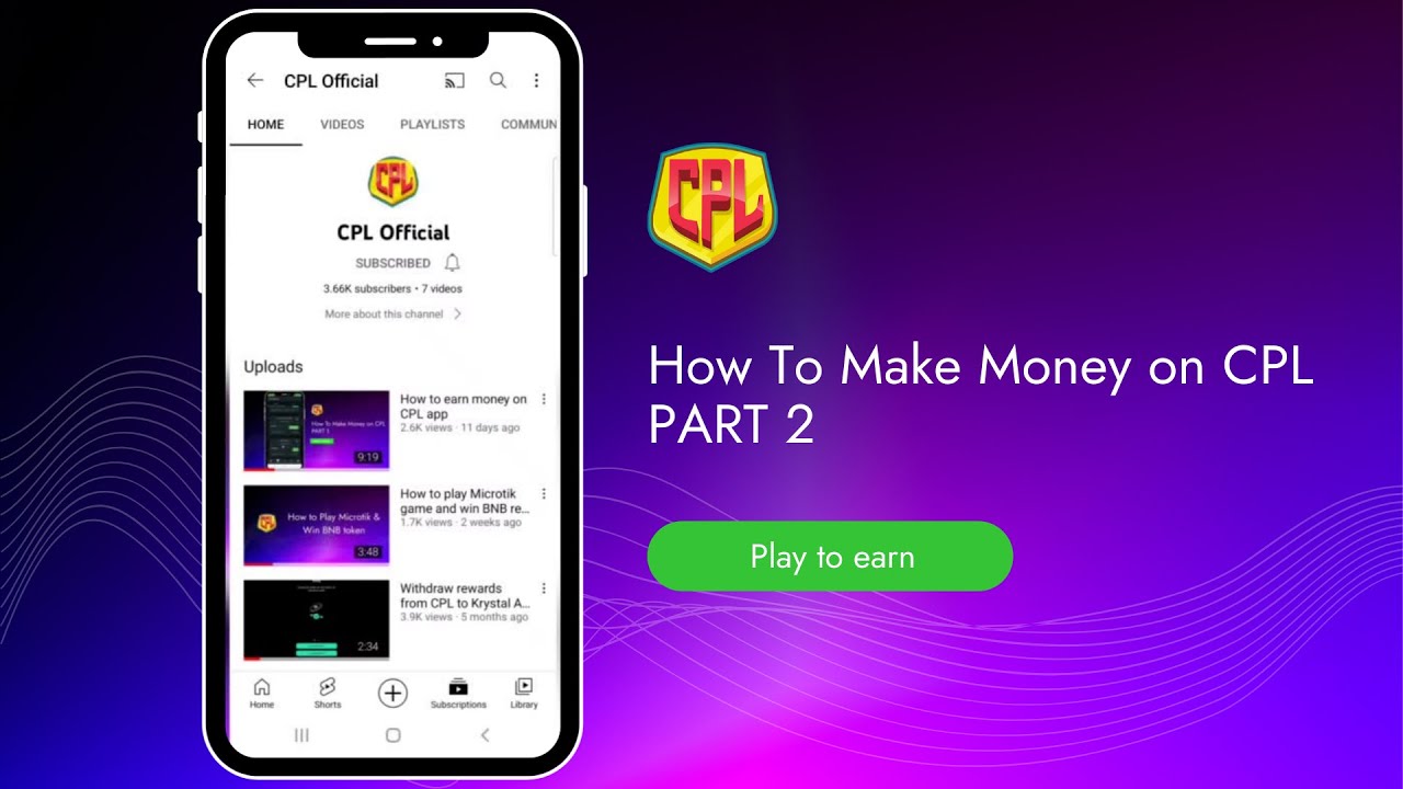 Part 2 - How to earn money on CPL app - YouTube