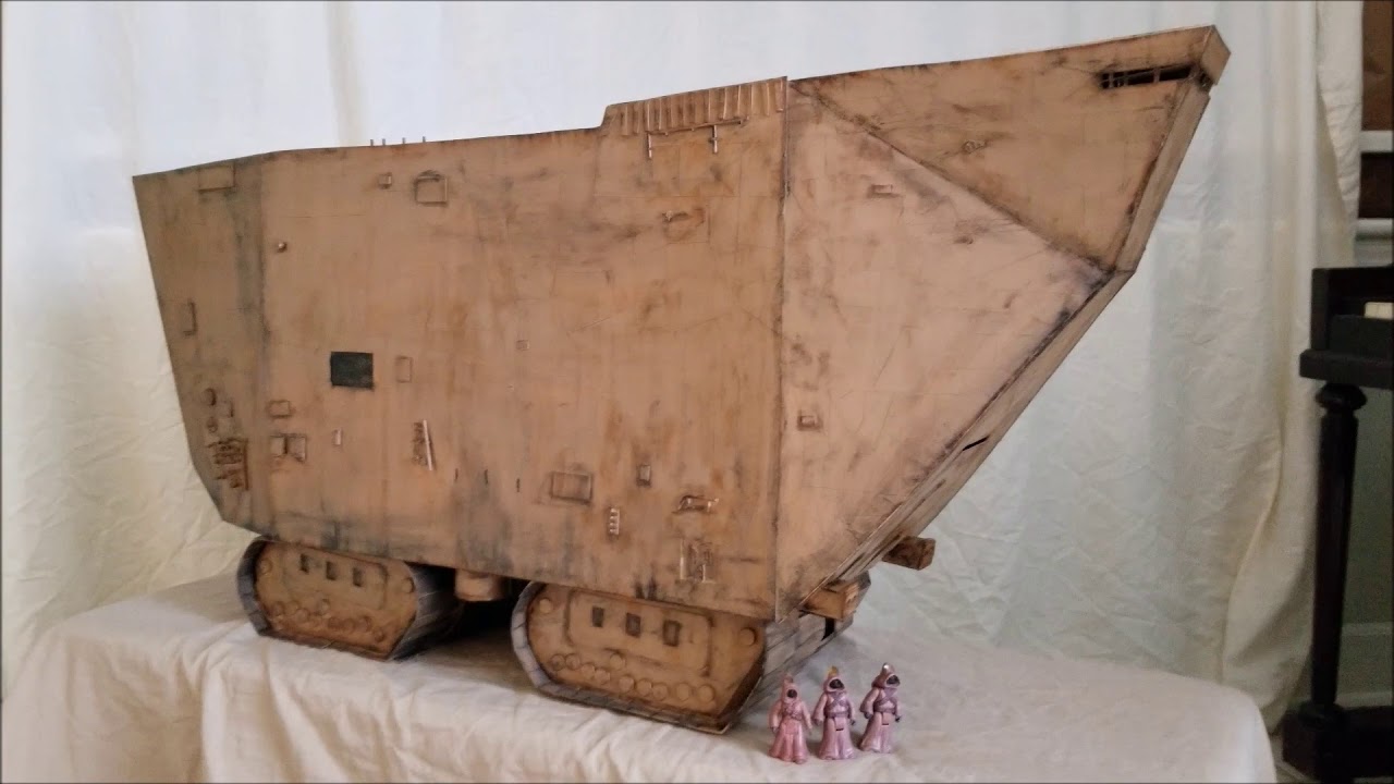 Custom Made 3FT Sandcrawler Star Wars Toy - YouTube
