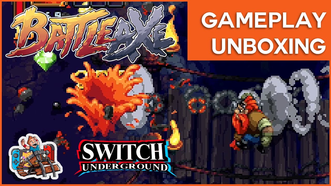Battle Axe Gameplay and Kickstarter Backer Unboxing on the Nintendo ...