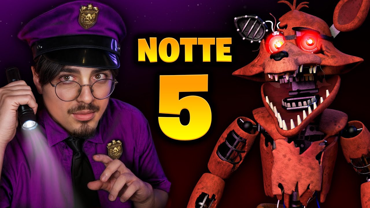 VIVO UN'AVVENTURA REALISTICA COME GUARDIA NOTTURNA IN FNAF! - YouTube