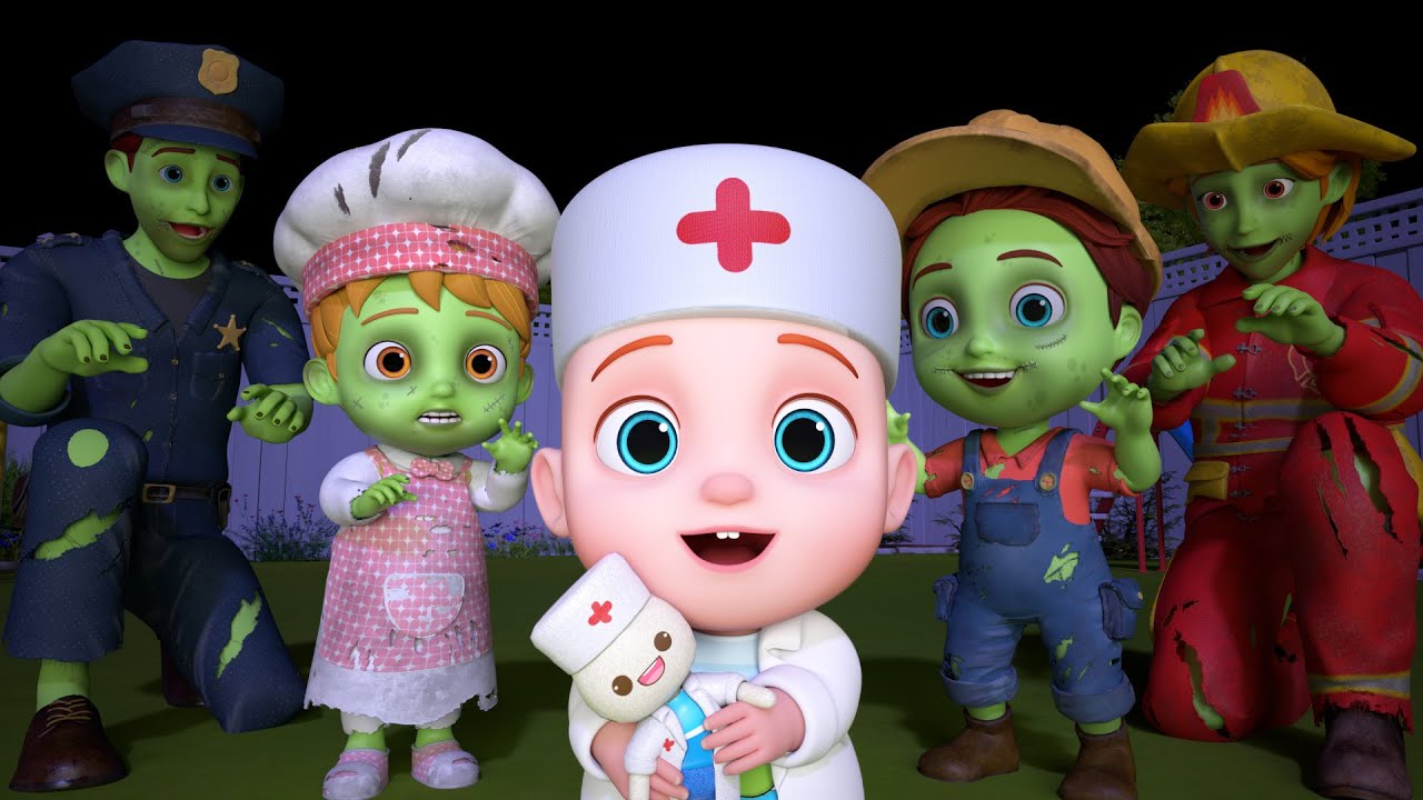 Zombie Is Coming Song | Zombie Finger Family | Boo Kids Song & Nursery ...