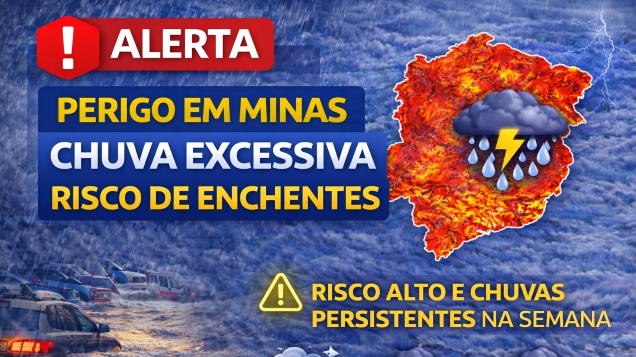 PERIGO EM MINAS: CHUVA EXCESSIVA ELEVA RISCO DE ENCHENTES NA SEMANA ...