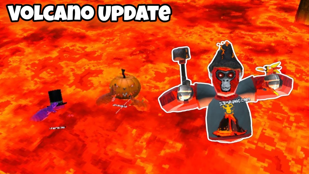 Gorilla Tag's VOLCANO UPDATE... - YouTube