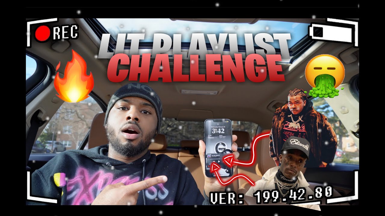 LIT PLAYLIST CHALLENGE 🤯🔥 FT. GUNNA & LUCKI - YouTube
