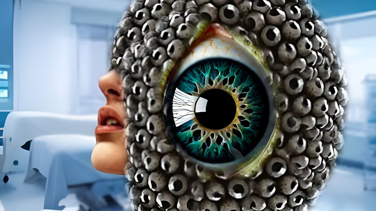 ASMR Black Trypophobia Removal Face | 2D Animation Treatment | - YouTube