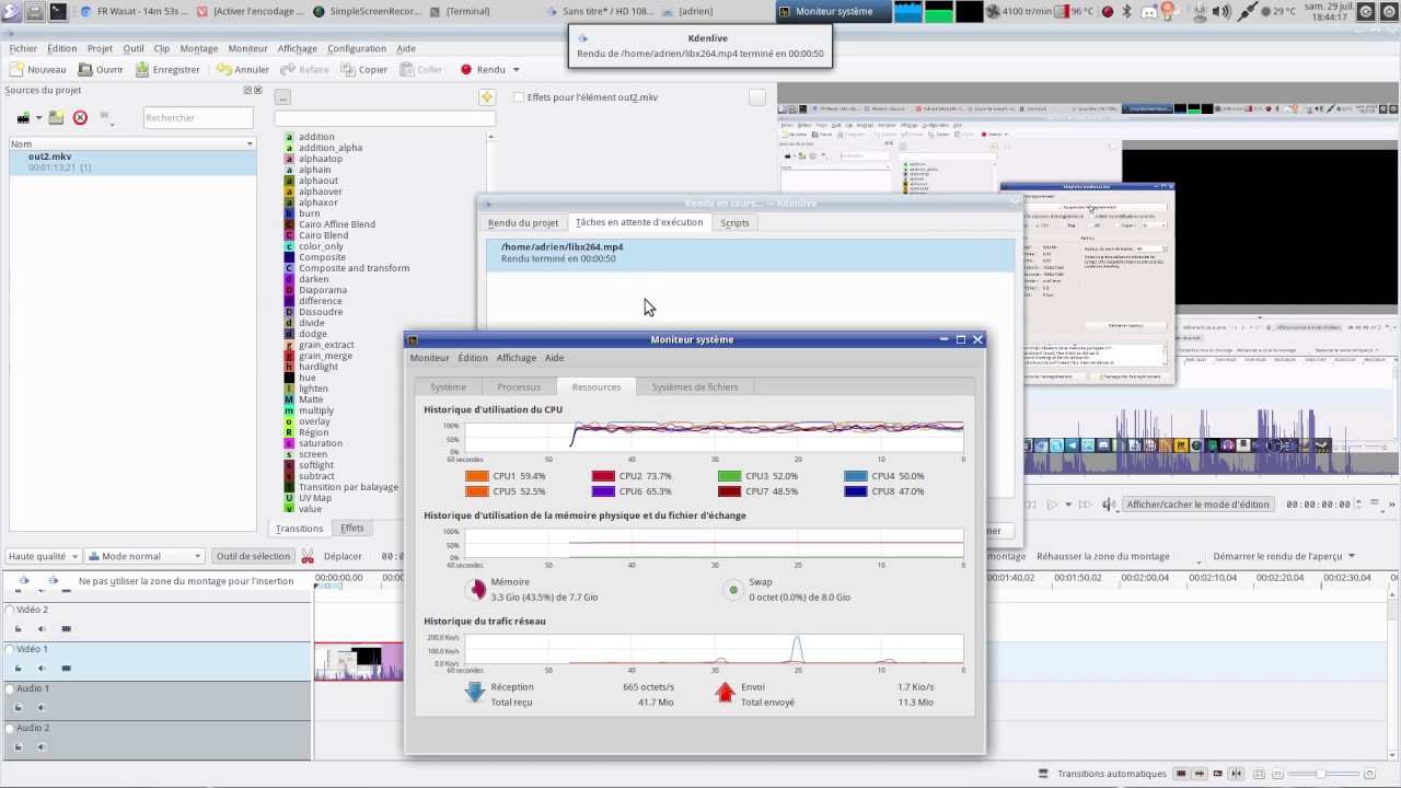 Configurer kdenlive avec le codec nvenc - YouTube