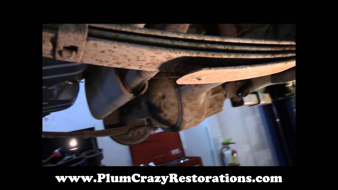 1965 Ford Mustang Bottom Side Mechanical Inspection - YouTube