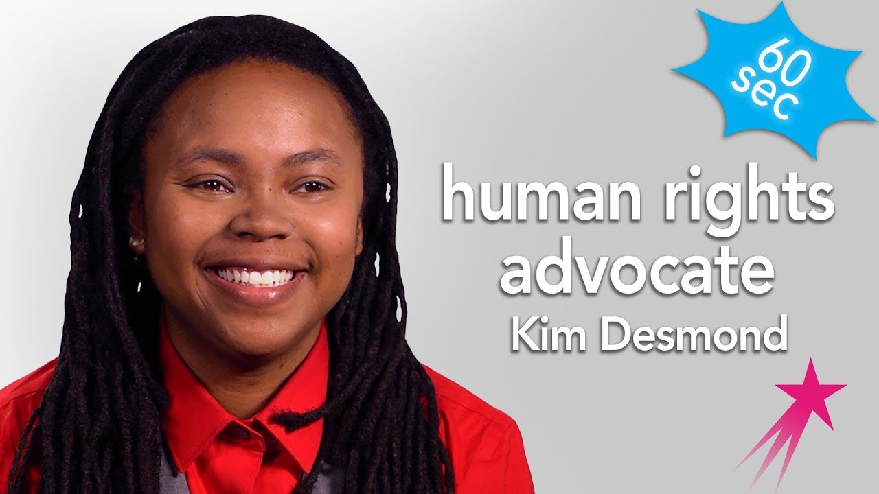 Human Rights Advocate | Kim Desmond | 60 Seconds - YouTube