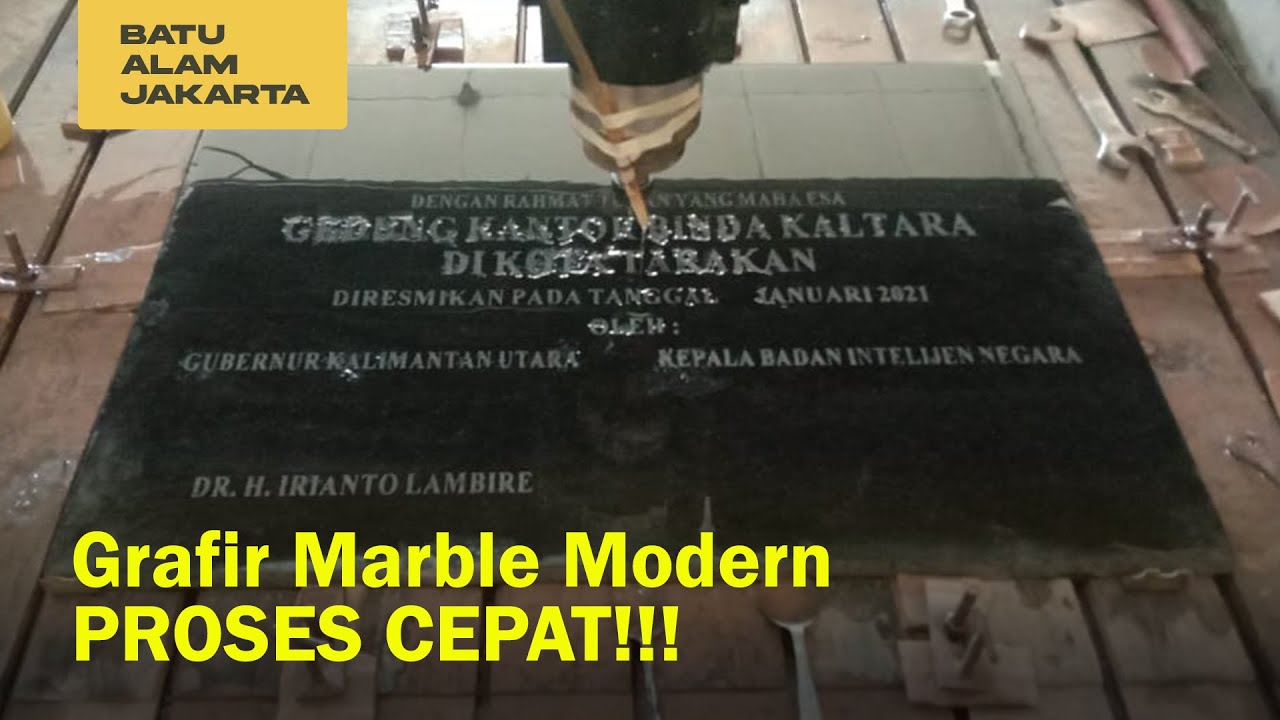 GRAFIR MARBLE [MARMER] TEKNIK MODERN - YouTube