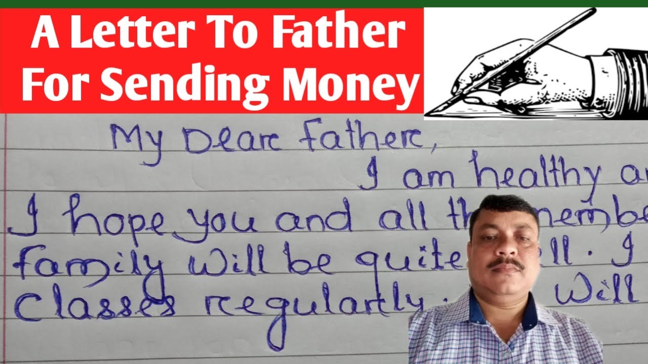 How To Write Letter To Your Father For Sending Money | Letter Writing ...