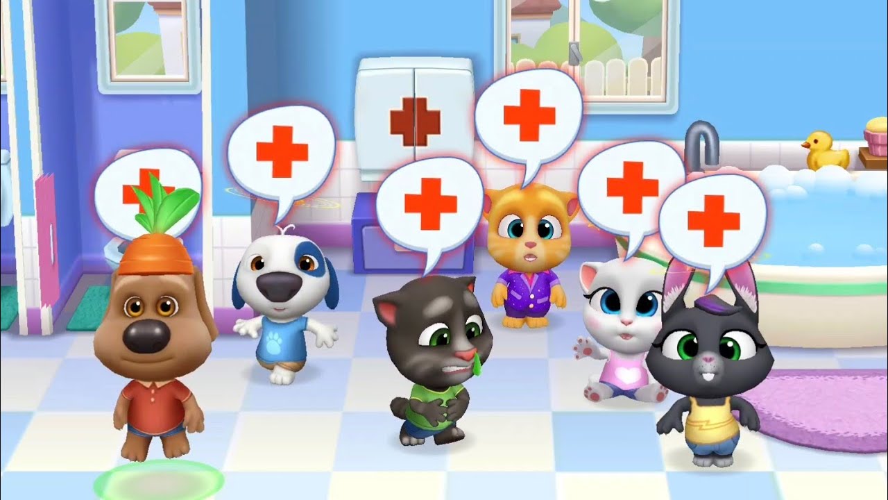 Tom Friends Medical Emergency Occured - My Talking Tom Friends - YouTube