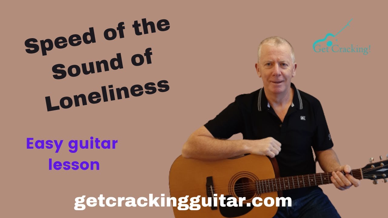 How to play Speed of the Sound of Loneliness - easy guitar lesson. Best ...