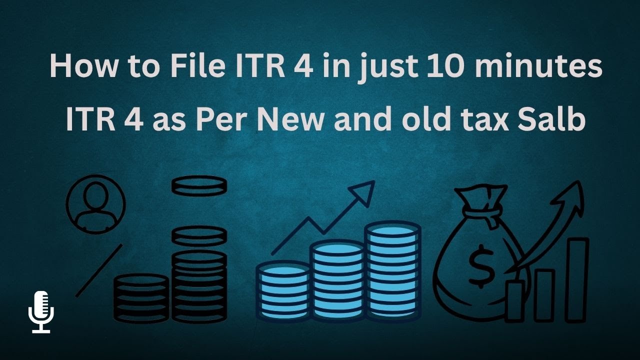 ITR 4 Filling Online 2025-26 | How to File ITR 4 For AY 2025-26 ...