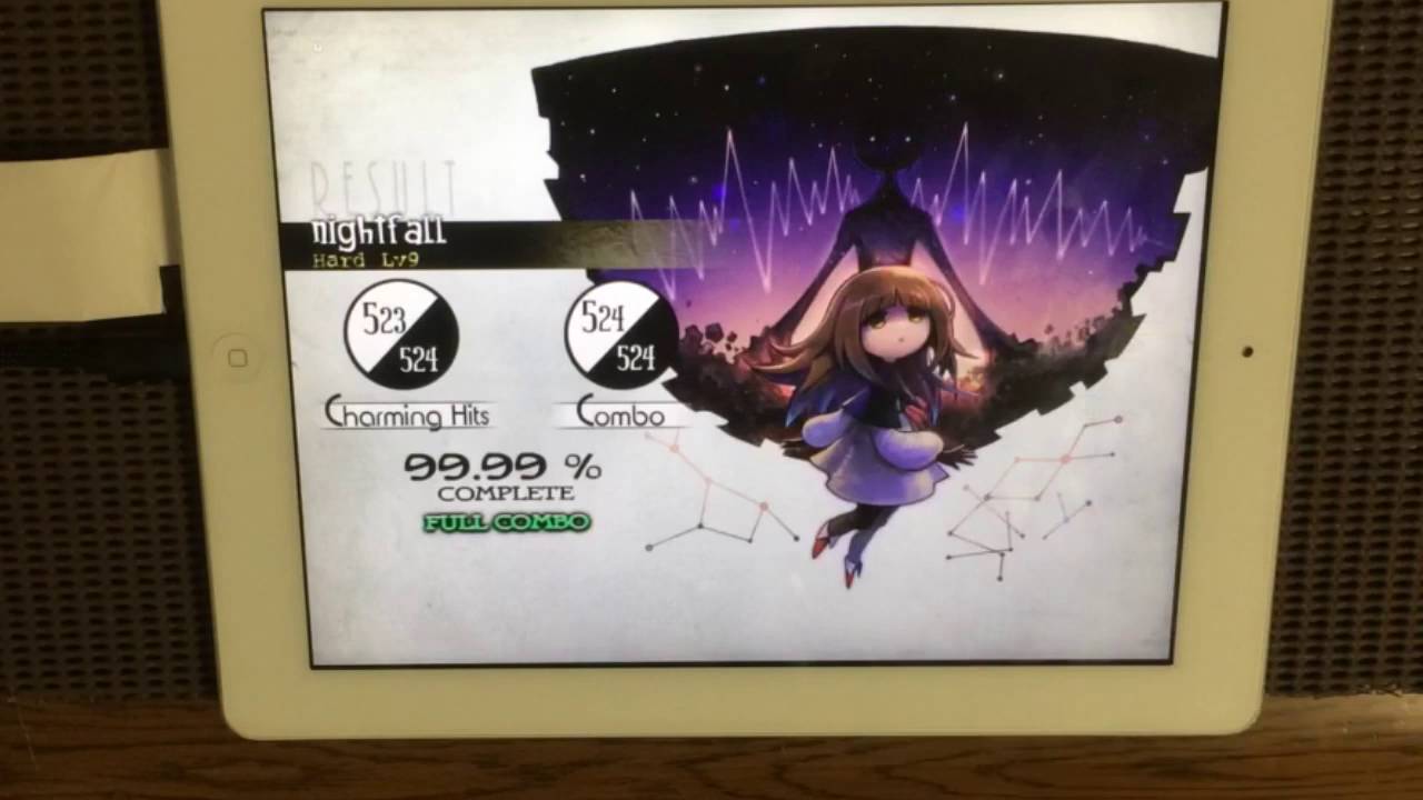 【ginkihaさん素敵です】nightfall(Hard) All Charming 100.00%【Deemo】 - YouTube