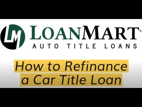How to Refinance a Car Title Loan - YouTube