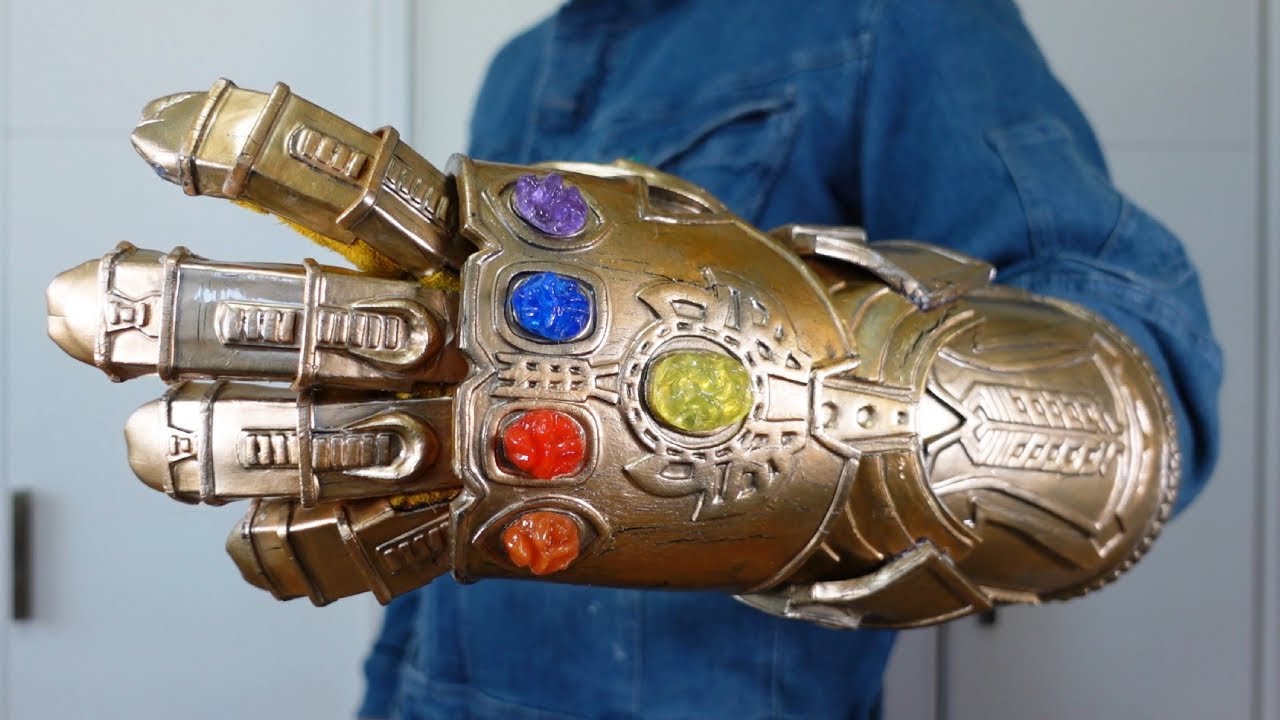 【MARVEL】インフィニティガントレット作ってみた/MCU-DIY-How to make Infinity Gauntlet-THANOS ...
