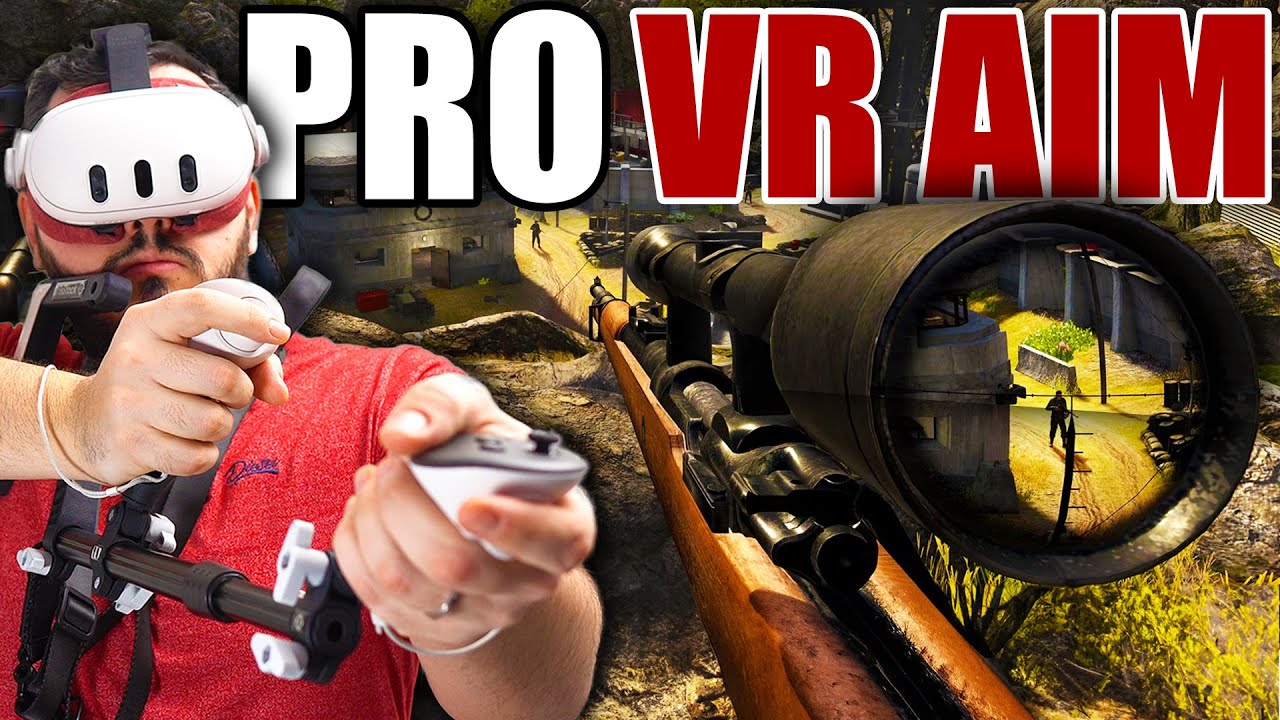 Get 97.4% Better VR AIM with This Quest 3 Gun Stock - YouTube