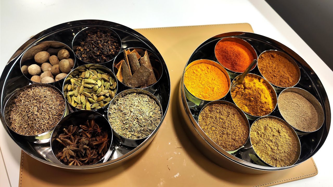 Masala Dabba - Indian Desi Spice Box - YouTube