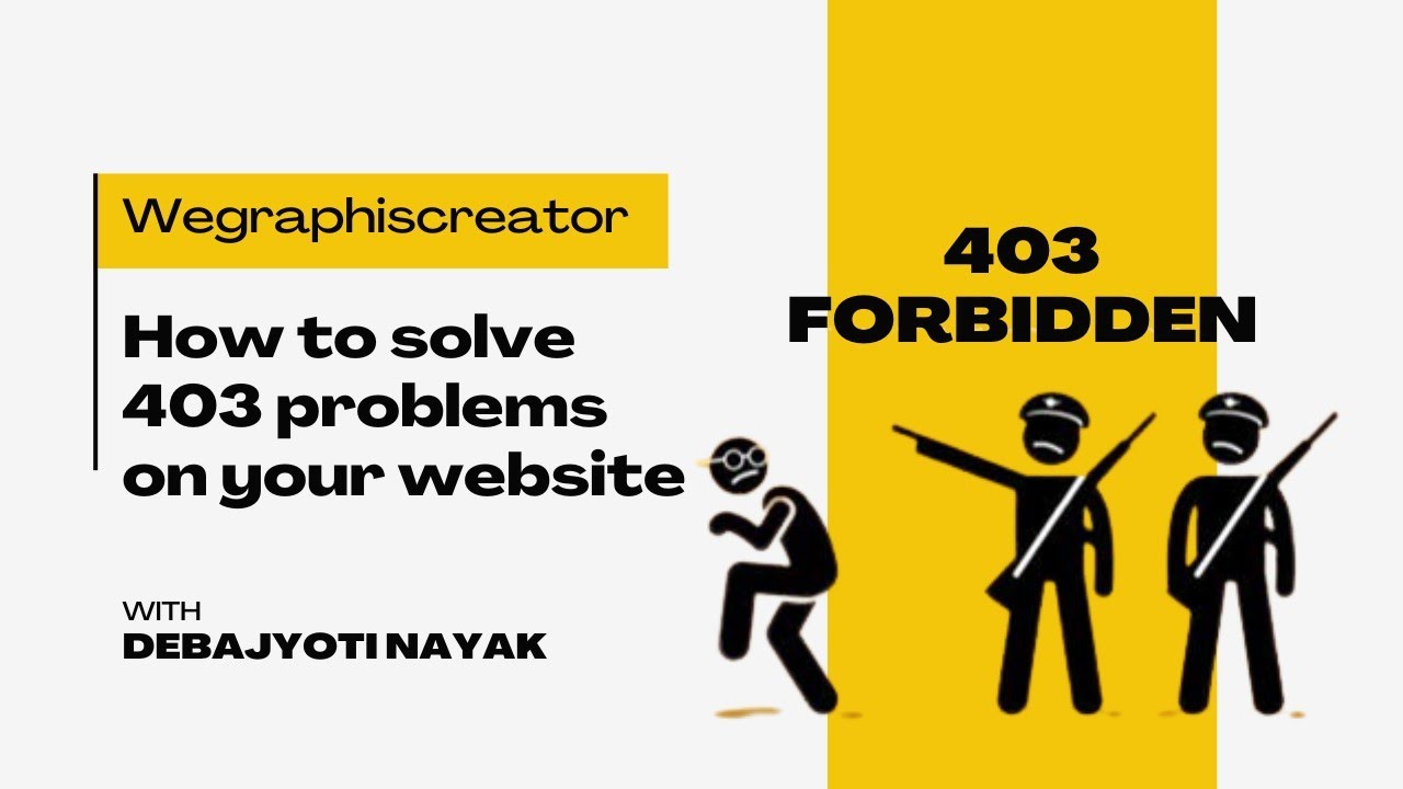 Forbidden 403 show on your website(@techbanglawithdebu ) - YouTube