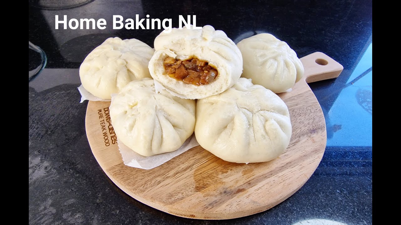 Char Siu Bao / Chinese Steam BBQ Pork Buns Home Made - YouTube