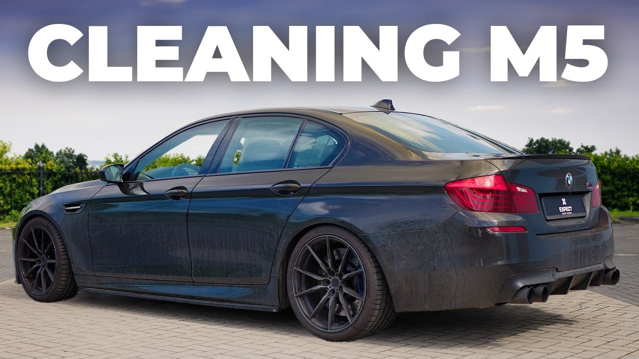 Cleaning DIRTY M5 Competition - YouTube