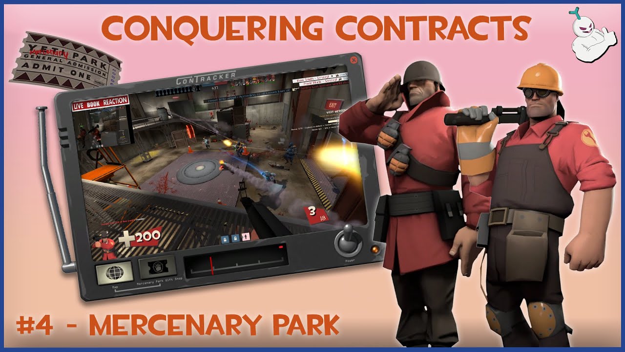 Conquering Contracts #4 (TF2): Mercenary Park - YouTube