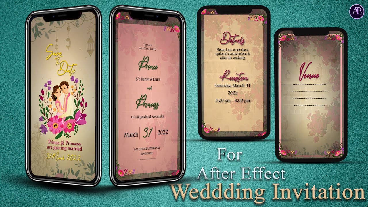 Wedding Invitation Project || Vintage Wedding Invitation || After ...