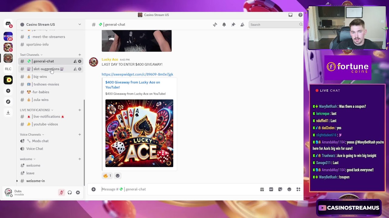 🔴THURSDAY SLOTS with Casinodubs -40K FC GIVEAWAY !GIVEAWAY FOR FREE FC ...