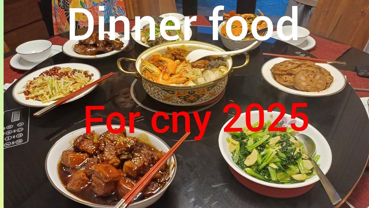 PREPARING @COOKING FOOD FOR DINNER OF CNY 2025/CHINESE TRADITIONAL FOOD ...
