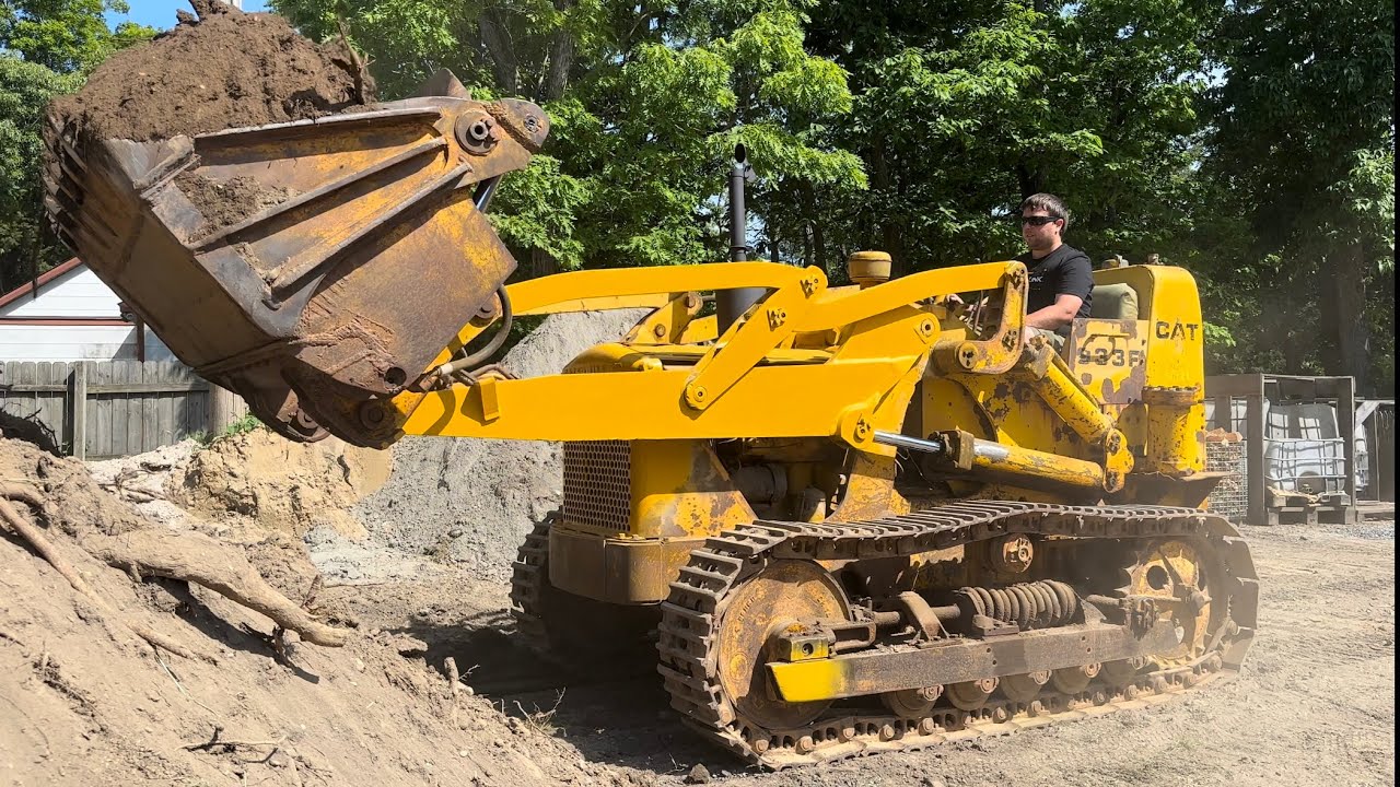 CAT Track Loader, Welding the Sprocket Teeth and putting it back ...