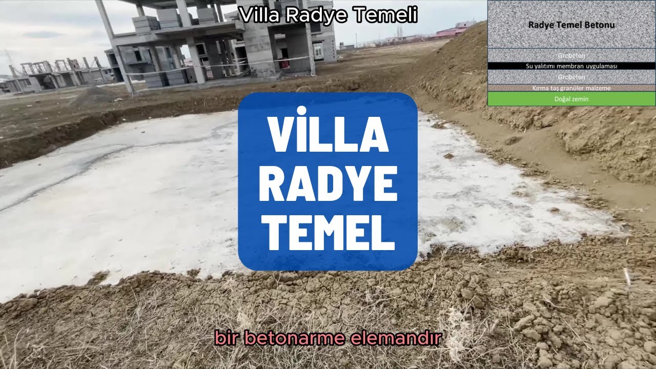 Villa Radye Temeli ||Betonarme Temel Yapımı - YouTube
