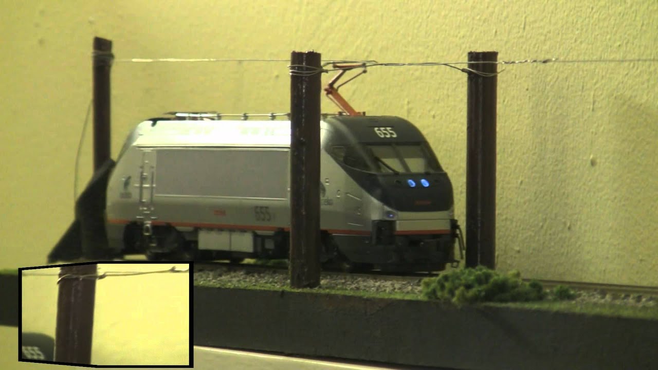 HO Scale GG1 & More Under Live Catenary HD - YouTube