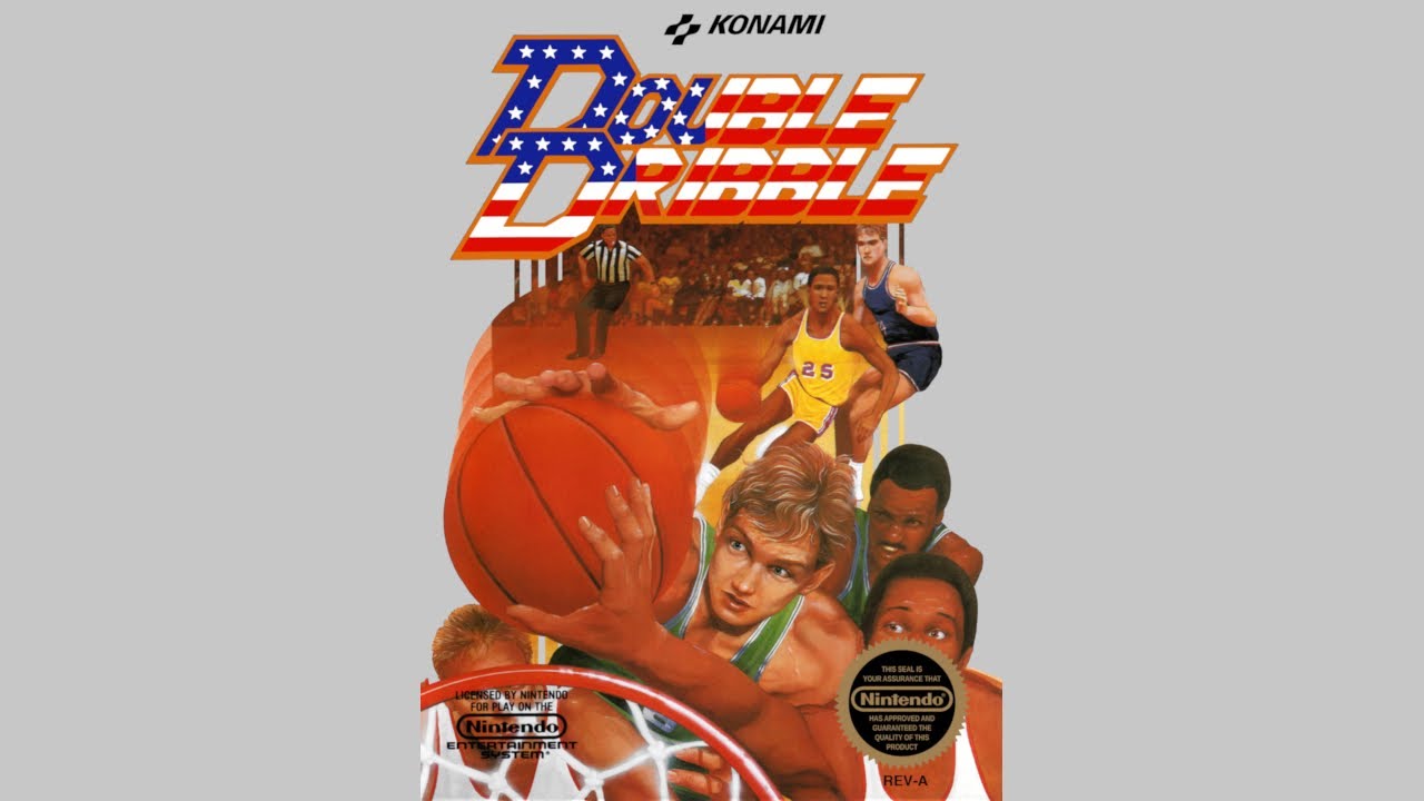NES - Double Dribble 'Title & Gameplay' - YouTube