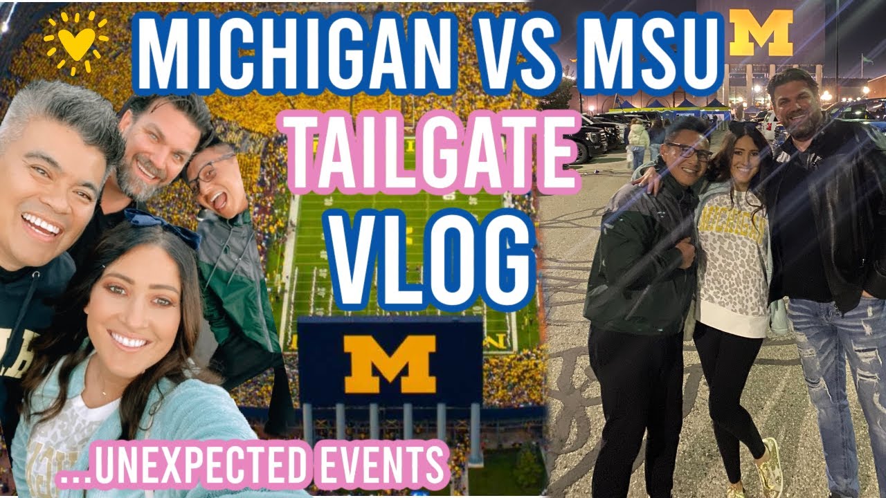 MICHIGAN VS MICHIGAN STATE UNIVERSITY TAILGATE VLOG - YouTube