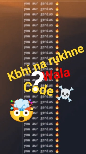 Never Ending 🙅 code...? 🔥☠️ By @TechPlk #python #new #shorts #viral #code #2025 #cheatcode - YouTube