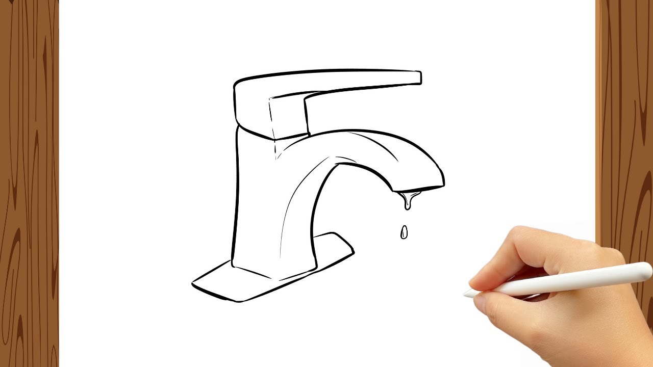 How to Draw Faucet - YouTube